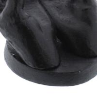 China 5.5 Inch Creative Antique Black Cast Iron Hand Sculpture Set For Home Decorations for sale