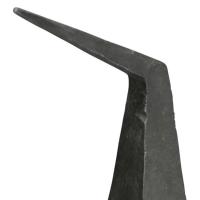 China Abstract Nordic Outdoor Metal Sculpture Black Iron Sculpture 6 Inch Height for sale