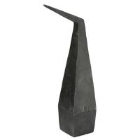 China Abstract Nordic Outdoor Metal Sculpture Black Iron Sculpture 6 Inch Height for sale