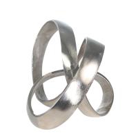 China Abstract Geometric Shape Outdoor Metal Sculpture Decorative Knot Sculpture for sale