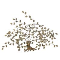 China 125cm Nordic Gold Metal Wall Art Decor Metal Tree Wall Art For Home for sale