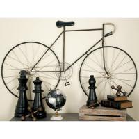 China 59 Inch Iron Metal Wall Art Decor Metal Bicycle Wall Art For Living Room for sale