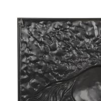 China SGS Certified Muscular Black Stallion Wall Art Cast Iron Elegant for sale