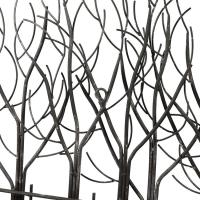 China 28 Inch European Style Metal Tree Branch Wall Decor Customizable For Living Room for sale