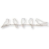 China ISO14001 Metal Wall Art Decor Birds On A Wire Metal Wall Art 5 Inch for sale