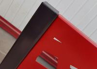 China GN-SP-166 Laser Cutting Red Painted Steel Screen Panel With Geometric Pattern for sale