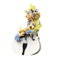 China Iron Cello Musical Instrument Sculpture for Outdoor Garden Lawn Ornaments for sale