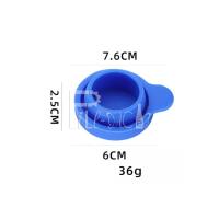 China Reusable 5 Gallon Water Silicone Caps Top No Splash Lid Cover For Bottle for sale