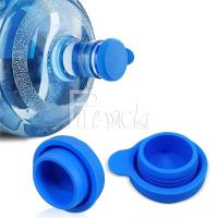 China Reusable 5 Gallon Water Silicone Caps Top No Splash Lid Cover For Bottle for sale