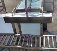 China Stainless Steel 304 Bottle Label Shrink Machine for 3-5 Gallon Containers with 0-300 BPH Speed and 600x600x1000mm Dimensions for sale