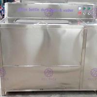 China 5 Gallon Barrel Semi Auto Decapper Brush Washer Machine  With Double Station for sale