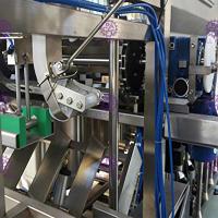 China 600 BPH L-Type 20 Liter Jar Filling Machine with 4 Heads and 7.5kW Motor for Water Bottling for sale