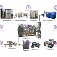China Plastic Bottle Mineral Water Production Line 6000BPH 18-18-6 Rinsing Filling Capping for sale