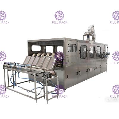China 1200BPH 5 Gallon Mineral Water Bottling Machine with PLC Control | 1200×800×1950mm Dimensions for sale