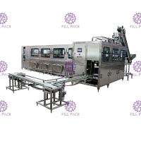 China 1000BPH Monoblock Pure Water Filling Machine for 3 & 5 Gallon Bottles with Belt Press Capping for sale