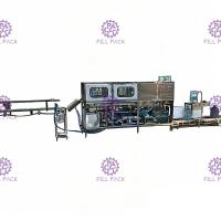 China SUS 304 Auto Lifting Feeding Gallon Filling Line - 120 BPH Capacity with 3400mm Monoblock Design for sale
