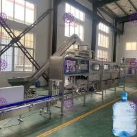 China 200BPH 5 Gallon 18.9L Semi-Automatic Water Filling Machine Line with 1.75KW Motor and 380V Power for sale