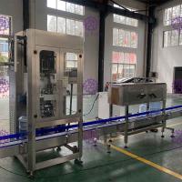 China Sanitary 3-in-1 Barrel Filling Line with Light Checker for 3-5 Gallon Water Bottles 3400×780×1950mm for sale