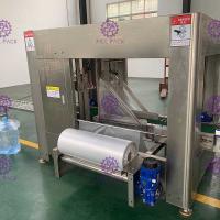 China Sanitary 3-in-1 Barrel Filling Line with Light Checker for 3-5 Gallon Water Bottles 3400×780×1950mm for sale