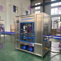 China 200BPH 3-5 Gallon Bottle Filling Machine with Roller Conveyor for Drinking Water Production for sale