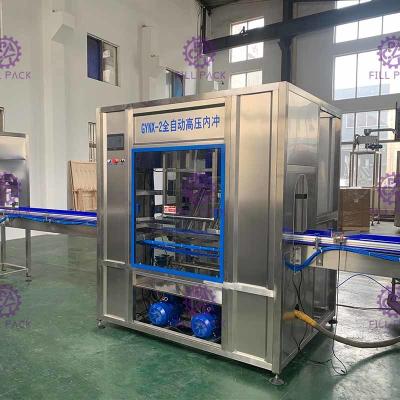 China 200BPH 3-5 Gallon Bottle Filling Machine with Roller Conveyor for Drinking Water Production for sale