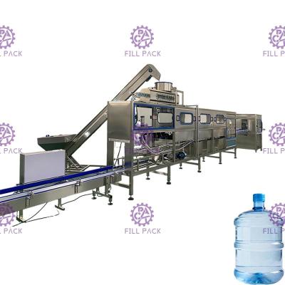 China Press Cap Monoblock 5 Gallon Water Filling Machine - 200BPH Capacity, 4.0KW Power, SUS304 Construction for sale