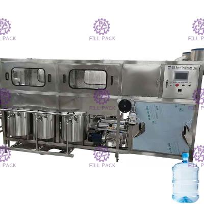 China 300BPH 5 Gallon Drum Water Filling Machine with 3400×1000×1750mm Dimensions and 18.9L-20L Capacity for sale