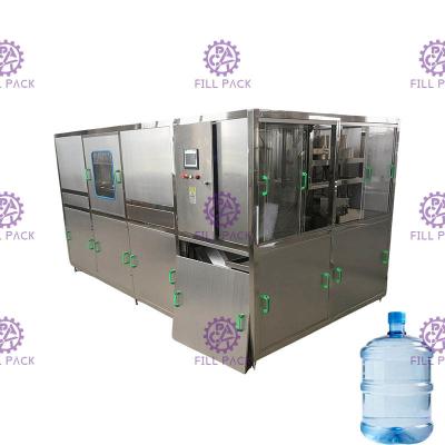 China 5 Gallon 300 BPH Bottling Line with 4-Step Rinsing and 5.3KW Power - Stainless Steel 304 Construction for sale