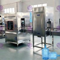 China Automatic Decapping 5 Gallon Bottle Washer Rinser  SUS304 for sale