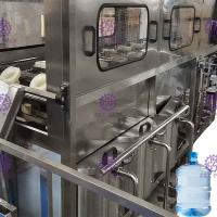 China 300BPH 5 Gallon Drum Water Filling Machine with 3400×1000×1750mm Dimensions and 18.9L-20L Capacity for sale