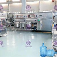 China Double Row Barrel Filling Machine 19 Liters 300 BPH with Stainless Steel Construction and PLC Control for sale
