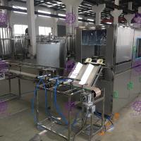 China 300 BPH Barrel Bottling Machine with PLC Control | 3400×1000×1750mm Stainless Steel Water Plant for sale