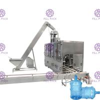 China 3 In 1 Monoblock Mineral Water Rinsing Filling Capping Machine 900BPH 10L Plastic Bottle for sale
