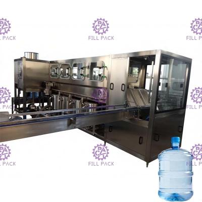 China Easy Rinsing 450BPH 5 Gallon Pure Water Filling Machine with Stainless Steel Construction for sale