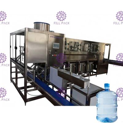 China 450BPH 20 Liter Jar Filling Machine with Auto Loading - SUS304 Stainless Steel 5000×2000×1800mm for sale