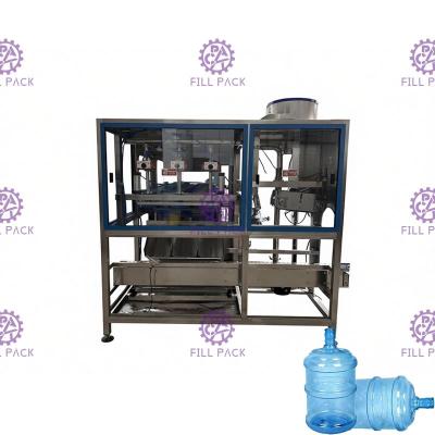 China 450BPH 20 Liter Jar Filling Machine with 3 Filling Heads and 380V Power for 5-Gallon Water Bottles for sale