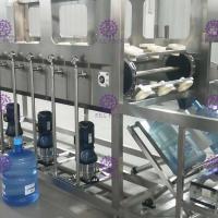 China L Type 5 Gallon Bottle Filling Machine 450BPH Capacity 3600×2000×1800mm with 5KW Power for sale