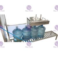 China SUS304 100BPH 5 Gallon Water Filling Machine With One Decapping Head for sale