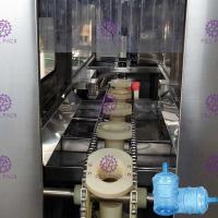 China Sus 304 5 Gallon Water Filling Machine Hot Alkaline Water Washing for sale