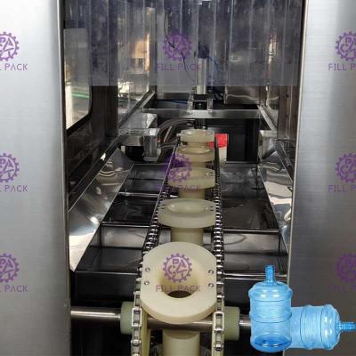 China Sus 304 5 Gallon Water Filling Machine Hot Alkaline Water Washing for sale