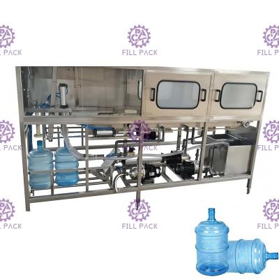 China 5mm Level Bucket 100BPH 5 Gallon Water Bottling Machine with PLC Control and 400kg Weight for sale