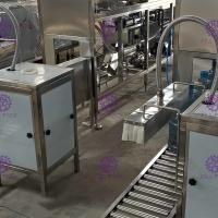 China 5mm Level Bucket 100BPH 5 Gallon Water Bottling Machine with PLC Control and 400kg Weight for sale