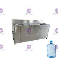 China 300BPH 2-Head Semi-Automatic 5 Gallon Bottle Washer with 120kg Weight and ISO Standards for sale