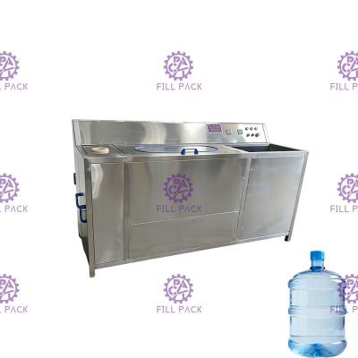 China 300BPH 2-Head Semi-Automatic 5 Gallon Bottle Washer with 120kg Weight and ISO Standards for sale
