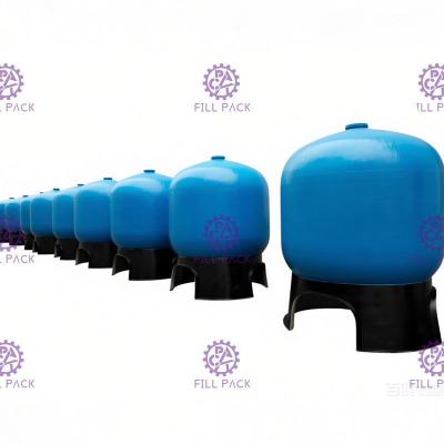 China Fiberglass Water Treatment Machine Pressure Vessel Sand Filter FRP Tank for sale