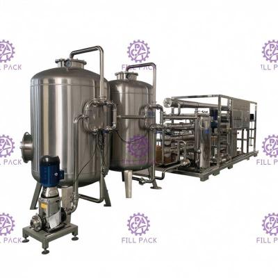 China Pure Drinking / Drinkable 3000lph Reverse Osmosis Water Treatment Machine for sale
