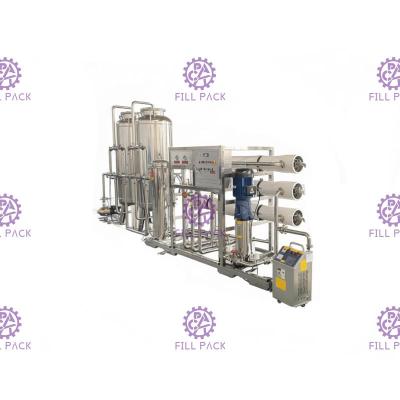 China 6000LPH RO Reverse Osmosis Water Purifier System with 10000L/Hr Capacity and 6.0Kw Power for sale