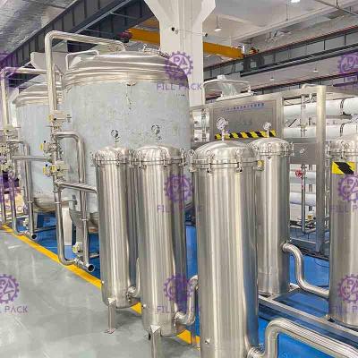 China 25T/H Reverse Osmosis Water Purification System with PLC Control - 99% Desalination Rate and 16 kg/cm² Operating Pressure for sale