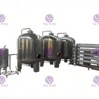 China 9000LPH UF Hollow Fibre Ultra Water Treatment Machine System With UF 4040 Membrane for sale
