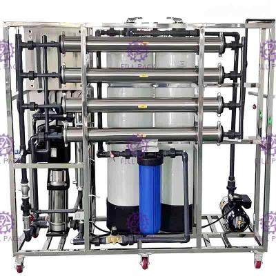 China 500 LPH 220V Reverse Osmosis Water Treatment System with 4040 Membrane for Industrial Drinking Water Production for sale